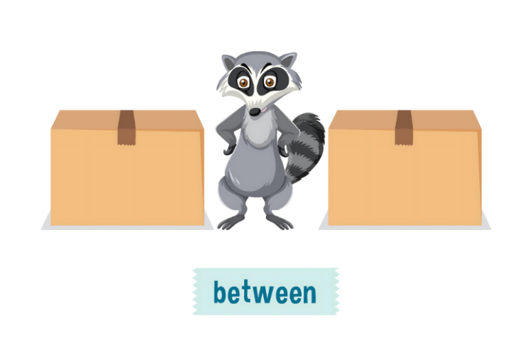 Tiếng Anh cho bé: Bài Tập Về Giới từ Between, Near, Next To